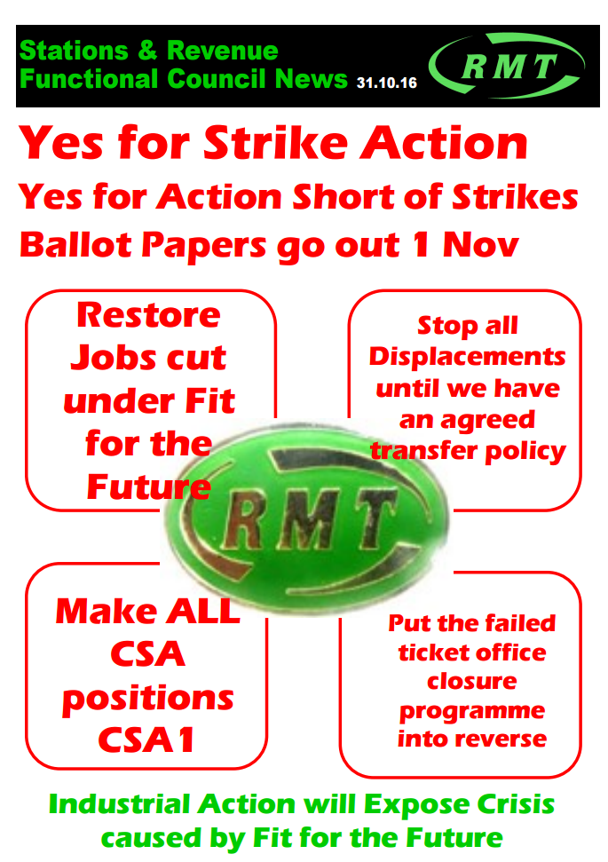 Poster Version of SFC News: Vote Yes for Strikes and Action Short of ...